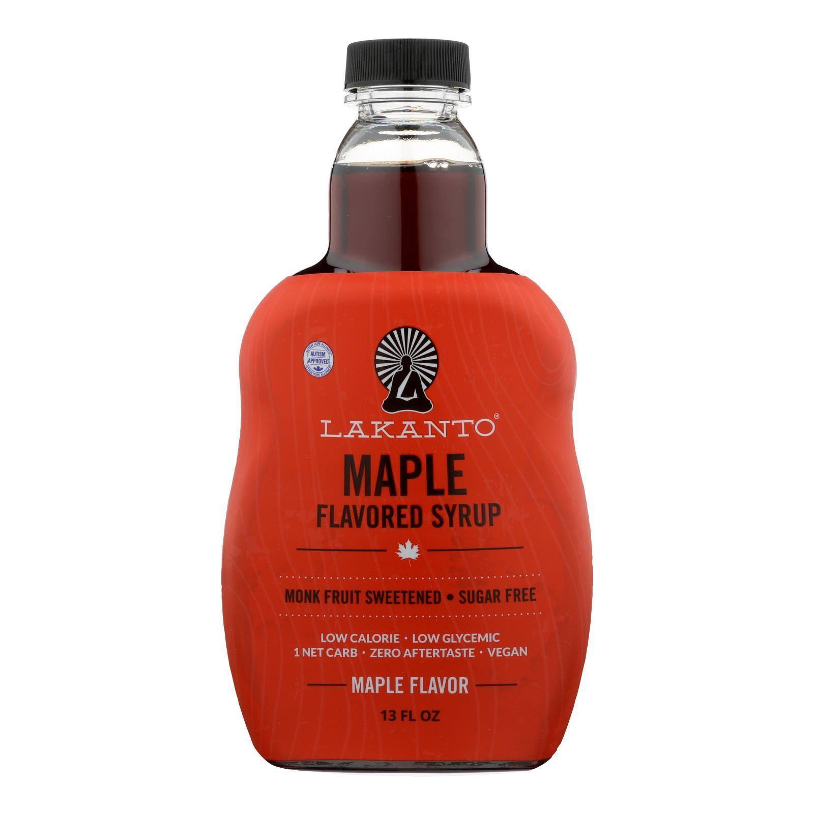 Lakanto Monk Fruit Sweetened Maple Flavored Syrup (Case of 8)